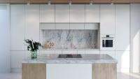 China Modern Cabinets Furniture Industrial High Glossy Lacquer Wood Kitchen Cabinet for sale
