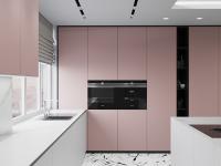 China China Manufacturer Solid Wood Door Kitchen Cabinet Furniture Made in Foshan for sale