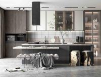 China Manufacturer Customized Designs Modern MDF High Gloss Lacquer Kitchen Cabinet for sale