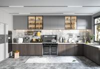China Manufacturer Customized Designs Modern MDF High Gloss Lacquer Kitchen Cabinet for sale
