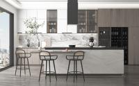 China Linear Style E1 E0 Environment Standard Kitchen Room Cabinets Furniture for sale