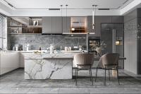 China Pantry Cupboard USA Project Open Kitchen Modern Furniture Kitchen Cabinets for sale