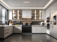 China Cabinets Kitchen Furniture Modern Lacquer Finish Kitchen Cabinet Designs for sale