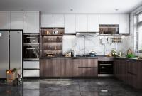 China Luxury Design Home Furniture Kitchen Cabinet Lacquer Finish Wooden Cabinet for sale