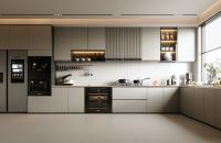 China High End Lacquered Finish Modern Modular Kitchen Cabinet for sale