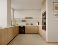 China New Style Modern Custom Cabinet Kitchen Wooden Furniture With Dtc Hardware for sale