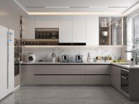 China Wood Grain Melamine Faced Laminated Marine Plywood Board For Kitchen Cabinets for sale