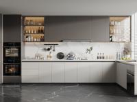 China Wood Grain Melamine Faced Laminated Marine Plywood Board For Kitchen Cabinets for sale