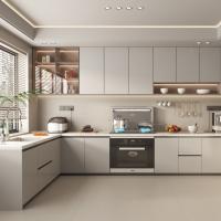 China Easy Fabricability Island Wood Furniture Modular Modern Kitchen Cabinet Designs for sale