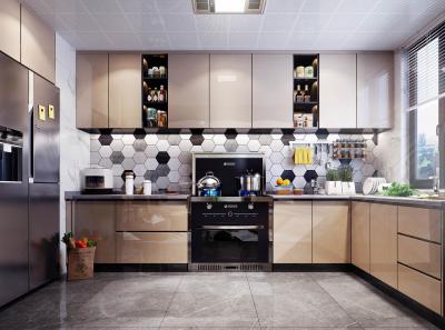 China Manufactory Direct Kitchen Cabinet Crown Moulding Whole Kitchen Cabinet for sale