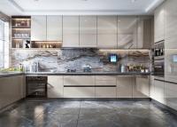 China Factory Wholesale Solid Wooden MDF American Modern Shaker Kitchen Cabinets for sale