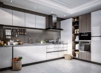 China Factory Wholesale Solid Wooden MDF American Modern Shaker Kitchen Cabinets for sale