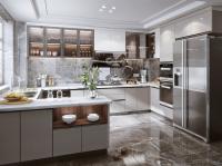 China Assemble Kitchen Cabinets Solid Wood Shaker Style Modular Particle Board for sale
