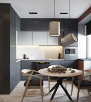 China Particle Board Plywood For Door Material Custom Kitchen Cabinet Copboard for sale