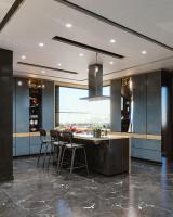 China Particle Board Plywood For Door Material Custom Kitchen Cabinet Copboard for sale