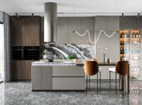 China Modern Kitchen Cabinet With Blum / Hettich / DTC Hardware Parts for sale