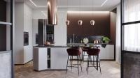 China Modular Kitchen Cabinets Melamine Luxury Design Budget-Friendly Furniture for sale