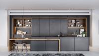 China Melamine Lacquer Cabinet Environmentally Friendly Material Durable Furniture for sale