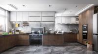 China Mdf Waterproof Furniture Custom Home Wood Modern Kitchen Cabinets Design for sale