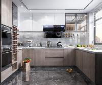 China High End Custom Luxury Modern Melamine Full Kitchen Furniture Cabinet For Home for sale