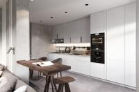 China High End Custom Luxury Modern Melamine Full Kitchen Furniture Cabinet For Home for sale