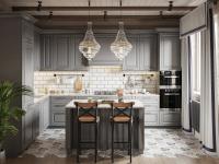 China Apartment Wood Custom Furniture Melamine Wooden Cabinet Kitchen Cabinets Modern for sale