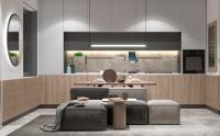 China Customized Modular Household Indoor With Multiple Kitchen Cabinet Furniture for sale