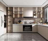 China Modern Modular One-Stop Designs Custom Home Furniture For Villa Kitchen Cabinet Set for sale