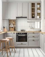 China Luxury Modern Kitchen Cabinet Particle Board Countertop And Marble Countertop for sale
