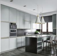 China Luxury Modern Kitchen Cabinet Particle Board Countertop And Marble Countertop for sale