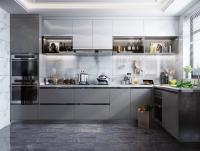 China Modern Luxury Kitchen Cabinets Custom 3D Design Factory Manufactured One-Stop for sale