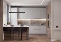 China Customized Modern Furniture Designs American Standard Kitchen Cabinets for sale