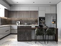China American Style White Shaker Style Lacquer Kitchen Cabinet For Small Apartment for sale