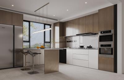 China French Style Manufactured By Kitchen Cabinets Granite Countertop Foshan Suppliers for sale