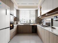China Modern Furniture Melamine Cheap Kitchen Cabinets Modular Kitchen Cupboards for sale