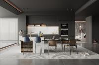 China Custom Kitchen Cabinets Premium Quality Wood Exquisite European Style Factory for sale