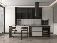 China Factory Europe Shaker Modern Kitchen Cabinet With Wood For Apartment for sale