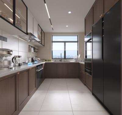 China Modern Luxury Kitchen Cabinet for Stylish and Space-Saving Solutions for sale