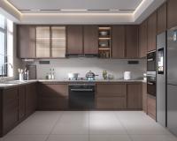 China American Commercial Wooden Cabinet Kitchen Cabinets With Adjustable Door Hinges for sale