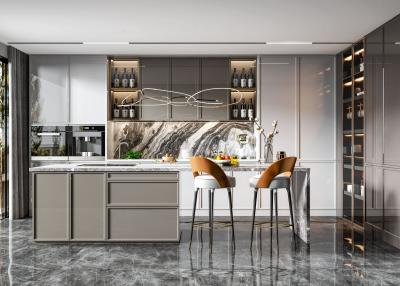 China American Commercial Wooden Cabinet Kitchen Cabinets With Adjustable Door Hinges for sale