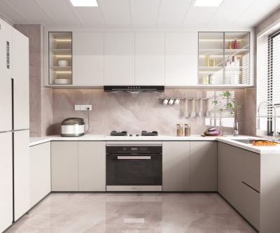 China Home Furniture Luxury Modular Wooden Kitchen Cabinet Set Cabinetry for sale