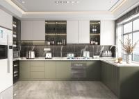 China Home Furniture Luxury Modular Wooden Kitchen Cabinet Set Cabinetry for sale