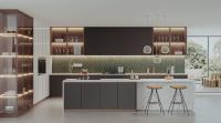 China Standard European Furniture Complete Smart Kitchen Pantry Storage Cabinets for sale