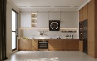 China Ready Made Custom Furniture Small Wood Color Modular Oak Kitchen Cabinet Set for sale