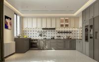 China Ready Made Custom Furniture Small Wood Color Modular Oak Kitchen Cabinet Set for sale