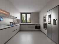 China New Model Australia Bespoke Custom Plywood Melamine Kitchen Cabinet for sale
