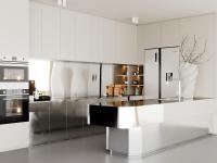 China Customized Modular Modern MDF Plywood Furniture Lacquer Kitchen Cabinets for sale