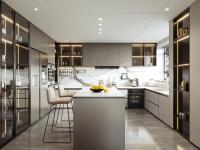 China Brushed Surface Treatment Multifunction Sink Kitchen Cabinets for sale