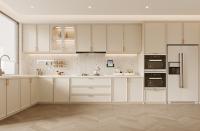 China Customized MDF MFC Chipboard Cabinet Set Modular Kitchen Cabinetry for sale