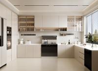 China Customized MDF MFC Chipboard Cabinet Set Modular Kitchen Cabinetry for sale